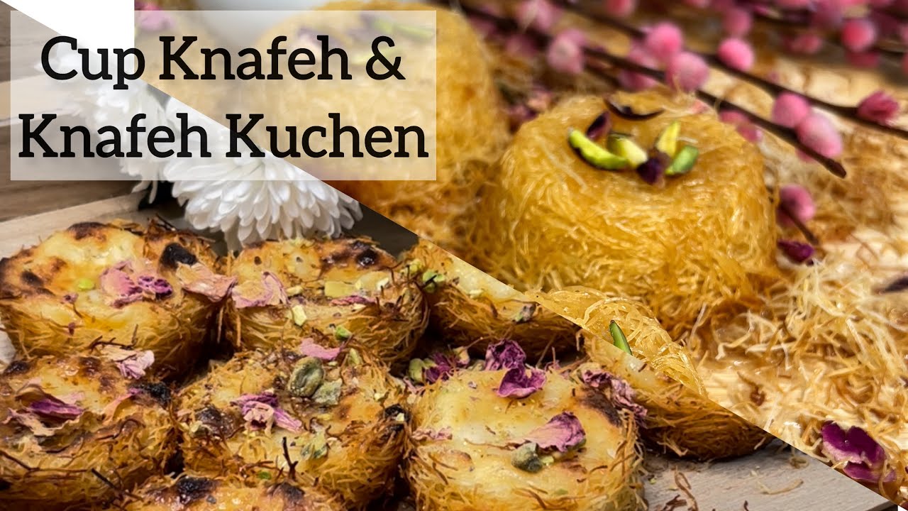 Cup Knafeh / Knafeh Kuchen | schnelles und leckeres Rezept | Amin Kocht ...