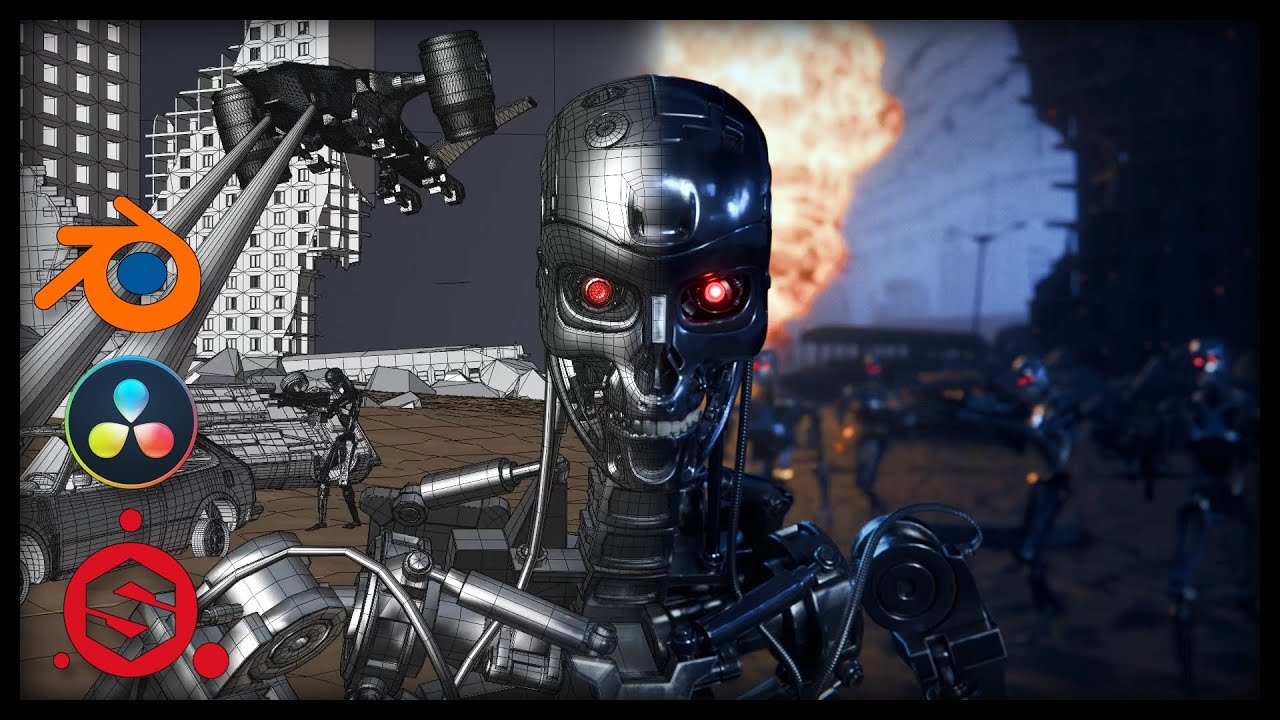 How I used Blender to make TERMINATOR 2029 - YouTube