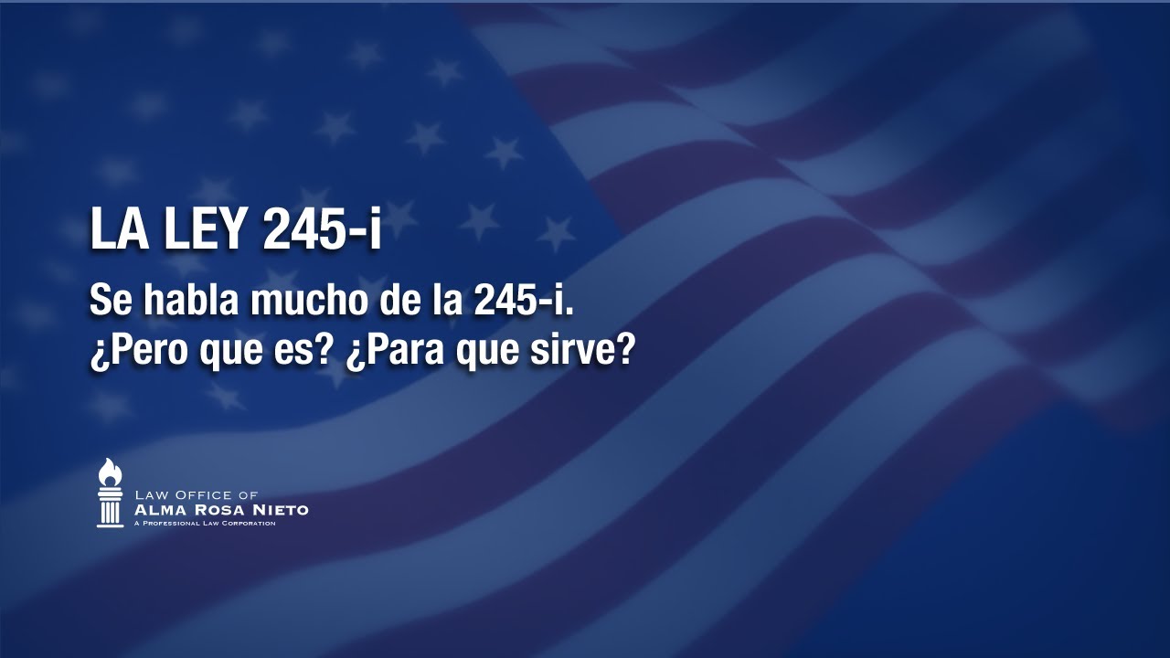 LA LEY 245i | ¿Para qué es? ¿Para qué sirve? - YouTube