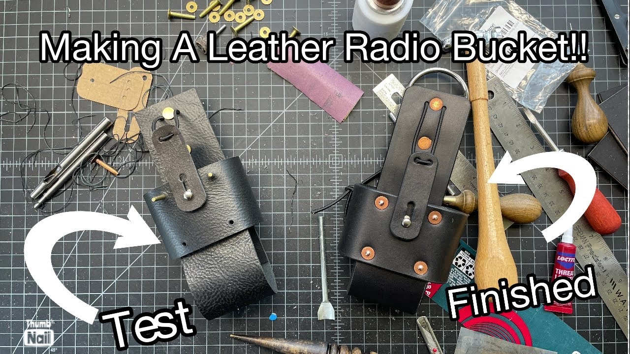 Leather Radio Bucket for Firefighters/EMS. - YouTube