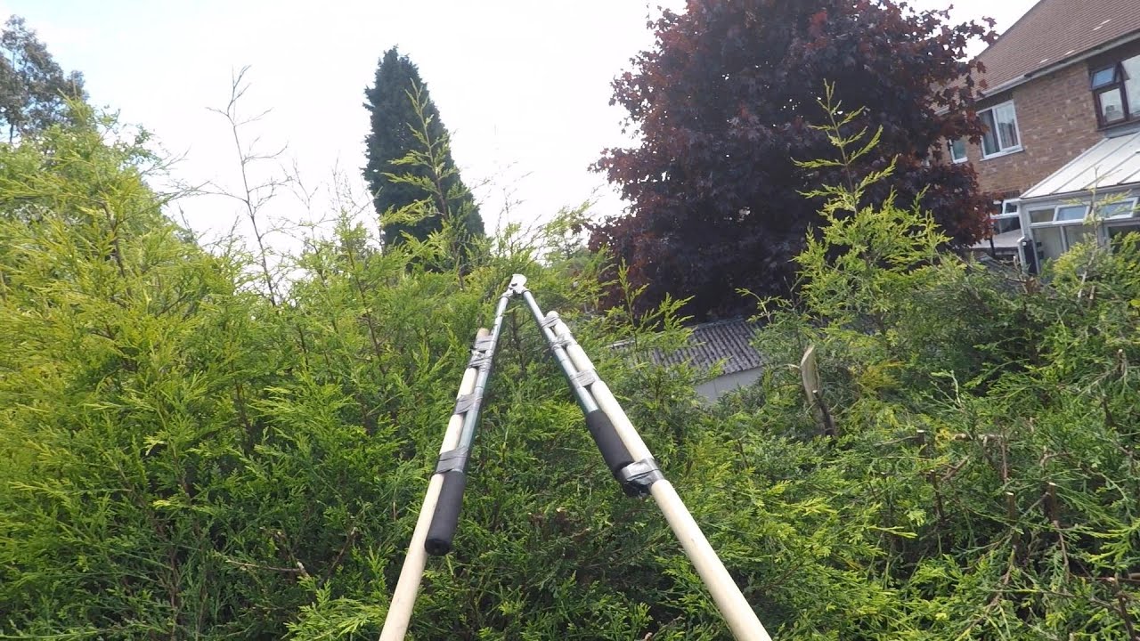 Ultimate DIY Hacks - 7ft Improvised Garden Loppers! - YouTube
