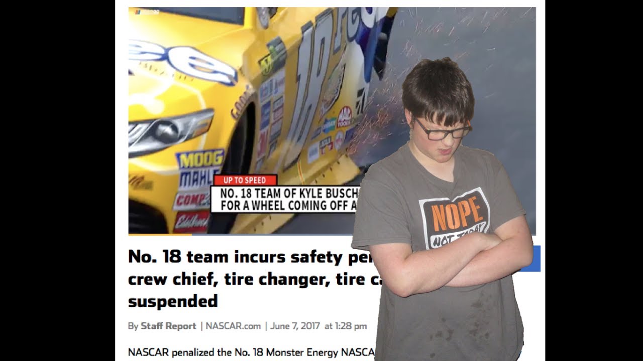 Fat Kid Rages Over NASCAR Penalties - YouTube