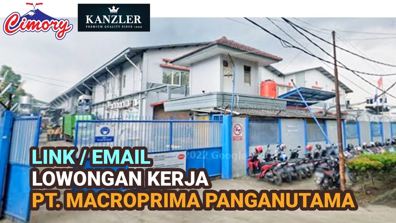 Lowongan Kerja PT Macroprima Panganutama Cimory Group Cikupa Tangerang ...