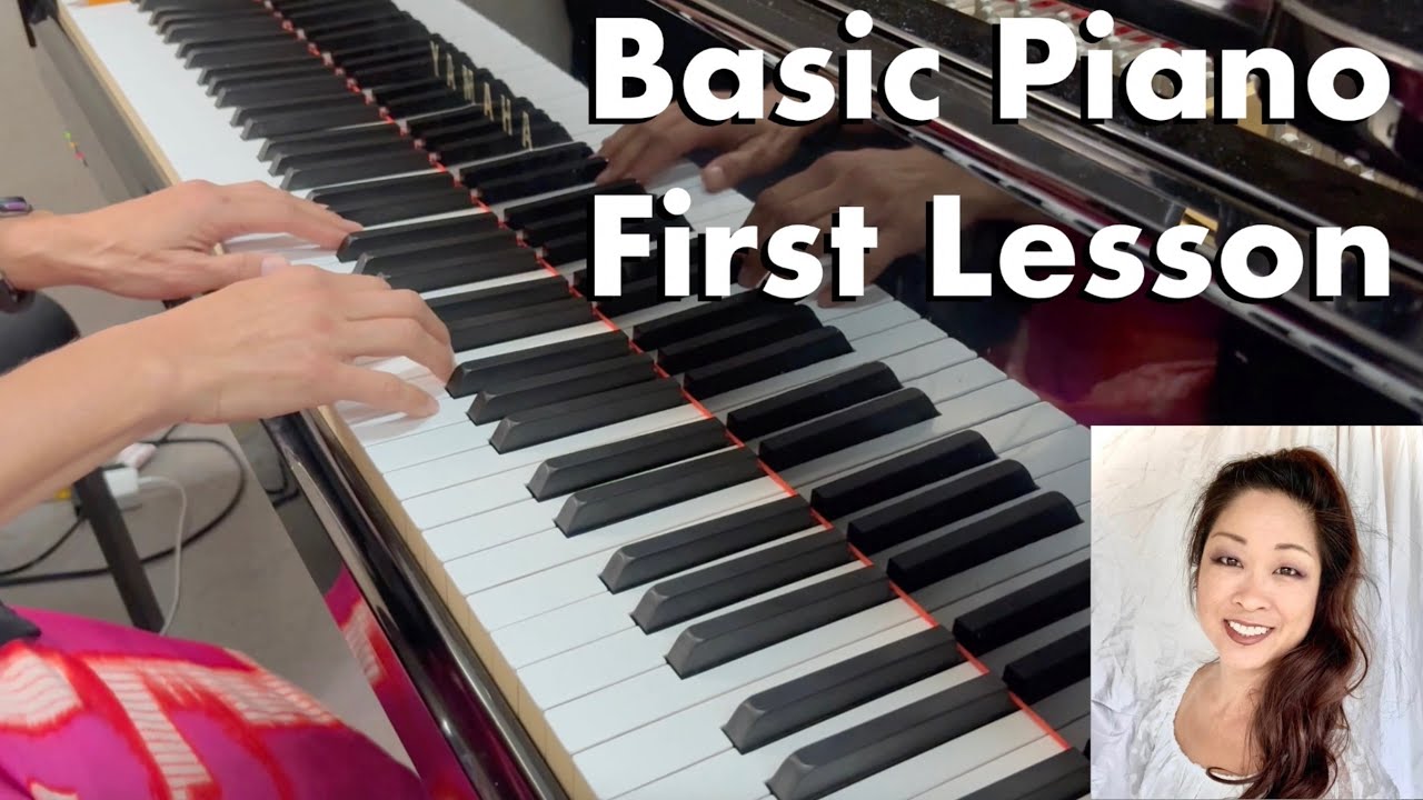 Basic Piano Lesson, Beginner Piano, Learn to Play Piano, First Piano ...