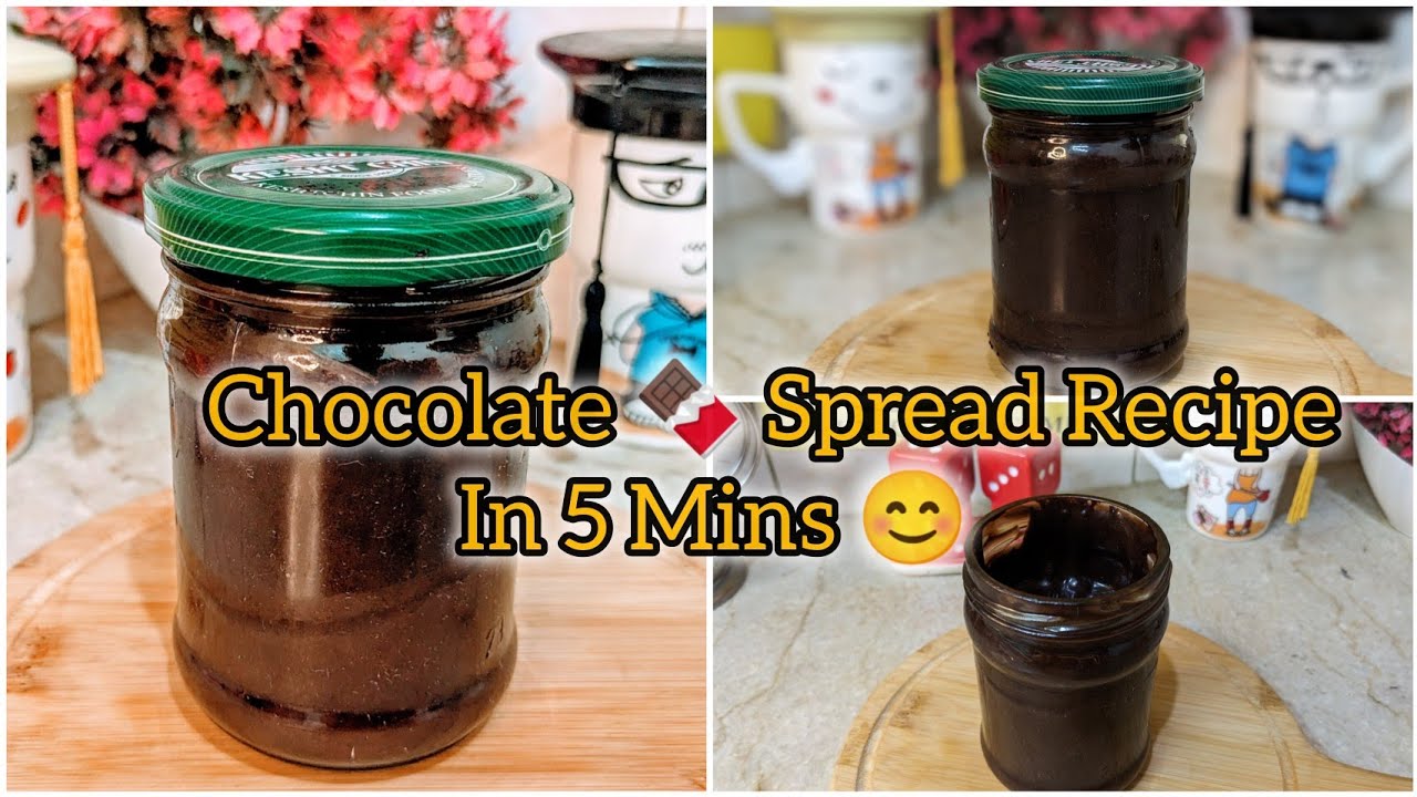 How To Make Chocolate 🍫 Spread At Home | چاکلیٹ سپریڈ | Chocolate ...