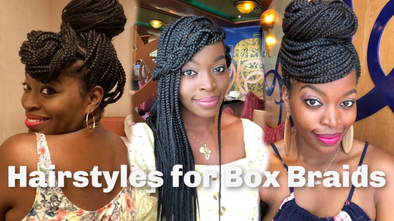 QUICK and EASY Styles for Box Braids | Protective Styles - YouTube