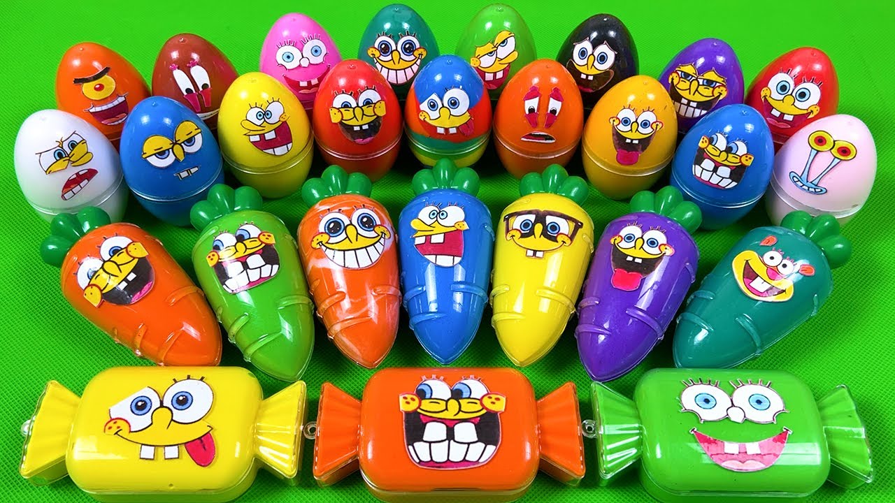 Looking For SpongeBob Squarepants Slime With Mixed Shapes: Dinosaur Egg ...