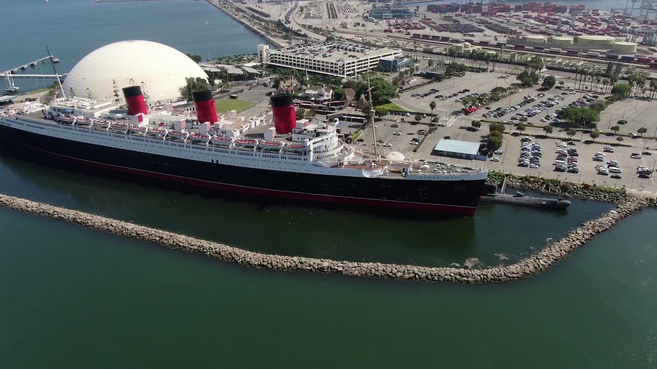 Queen Mary Bird's Eye View - YouTube