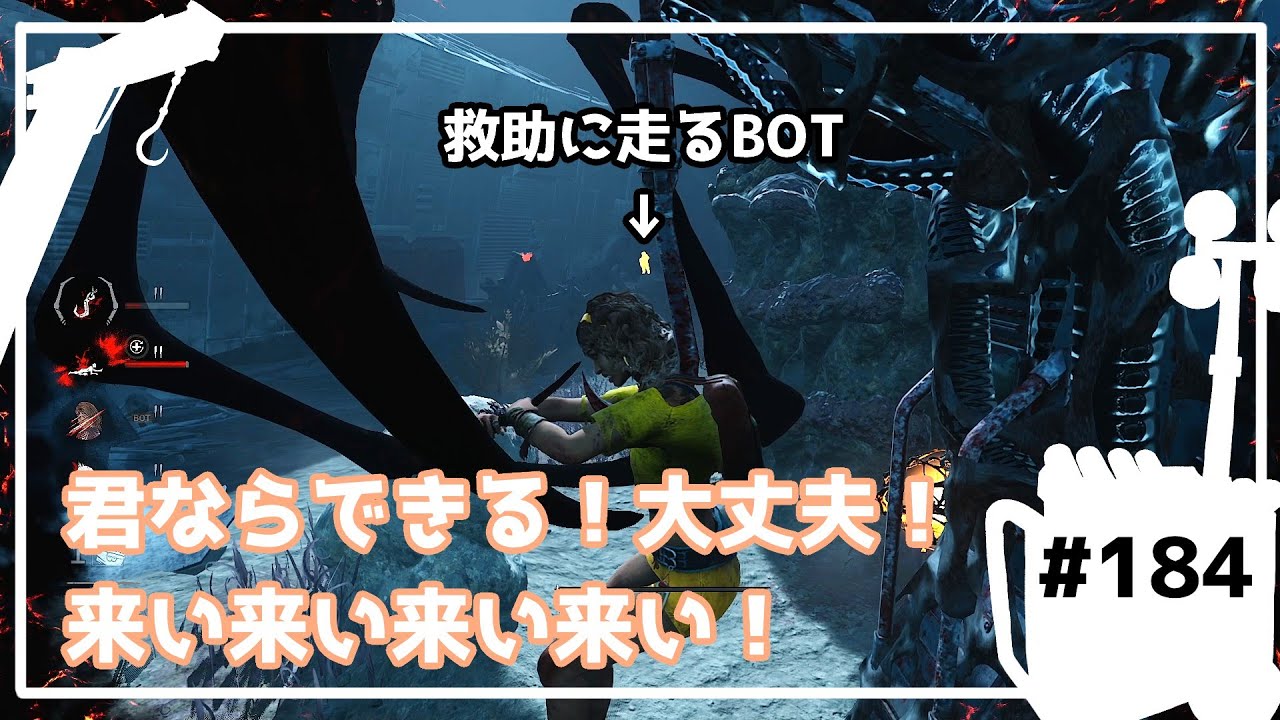【DbD】BOTを全力で応援する【サバイバーでDead by Daylight 実況 #184】 - YouTube