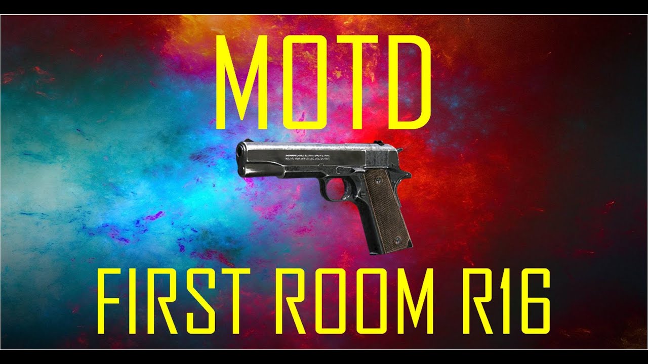BO2 Zombies | MOTD first room round 16 solo (rank 5) - YouTube