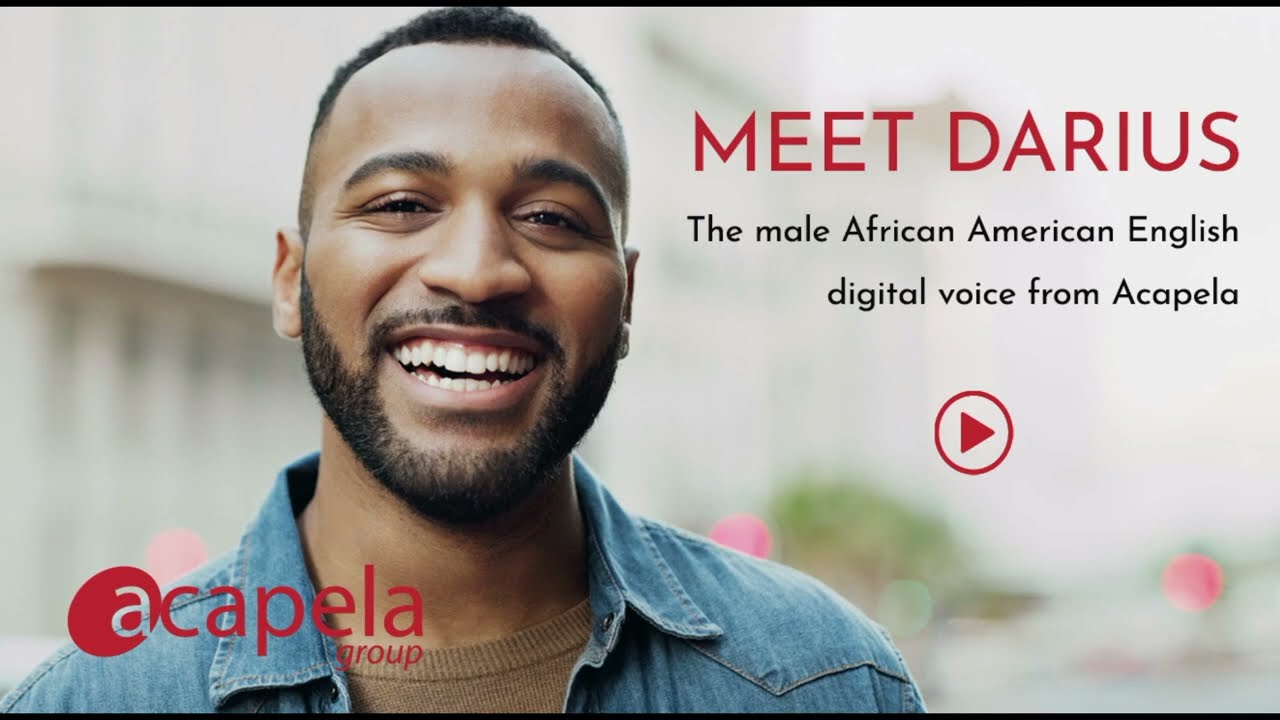 ‘Hello, this is Darius’ : the first male African American English voice ...