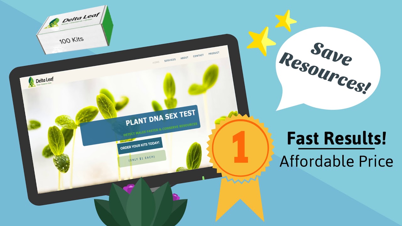 Delta Leaf - Plant DNA Testing - YouTube