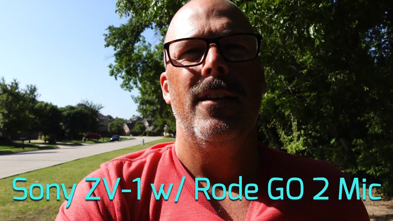 Testing Rode Wireless GO mic with Sony's ZV-1 camera - YouTube