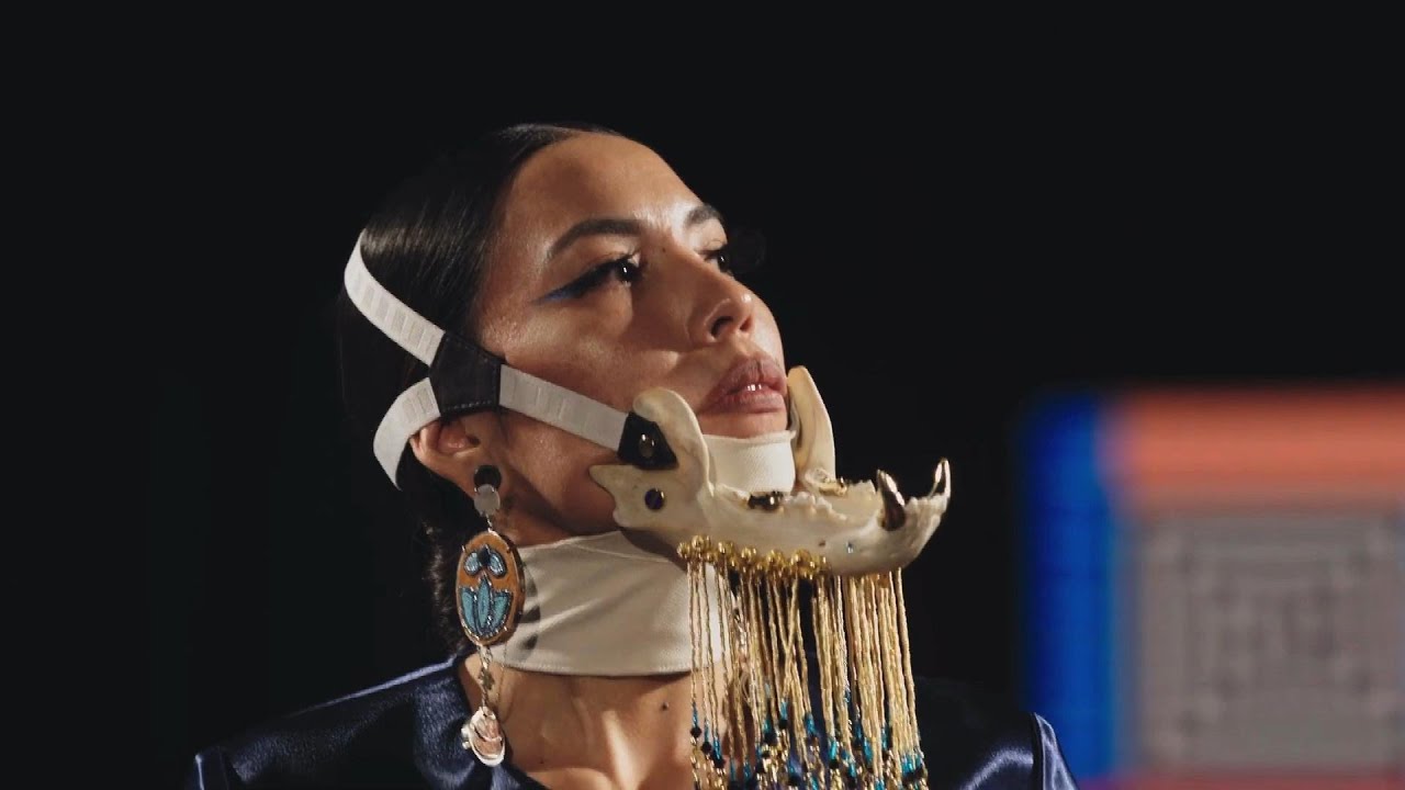 Amber Dawn Bear Robe, Moving Indigenous Fashion Forward | NMPBS ...