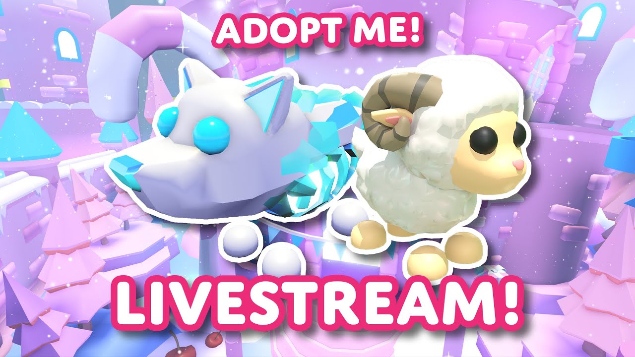 🐺NEW ICE WOLVES AND RAMS!🐏 Playing the new Winter Update!🥰 Adopt Me ...