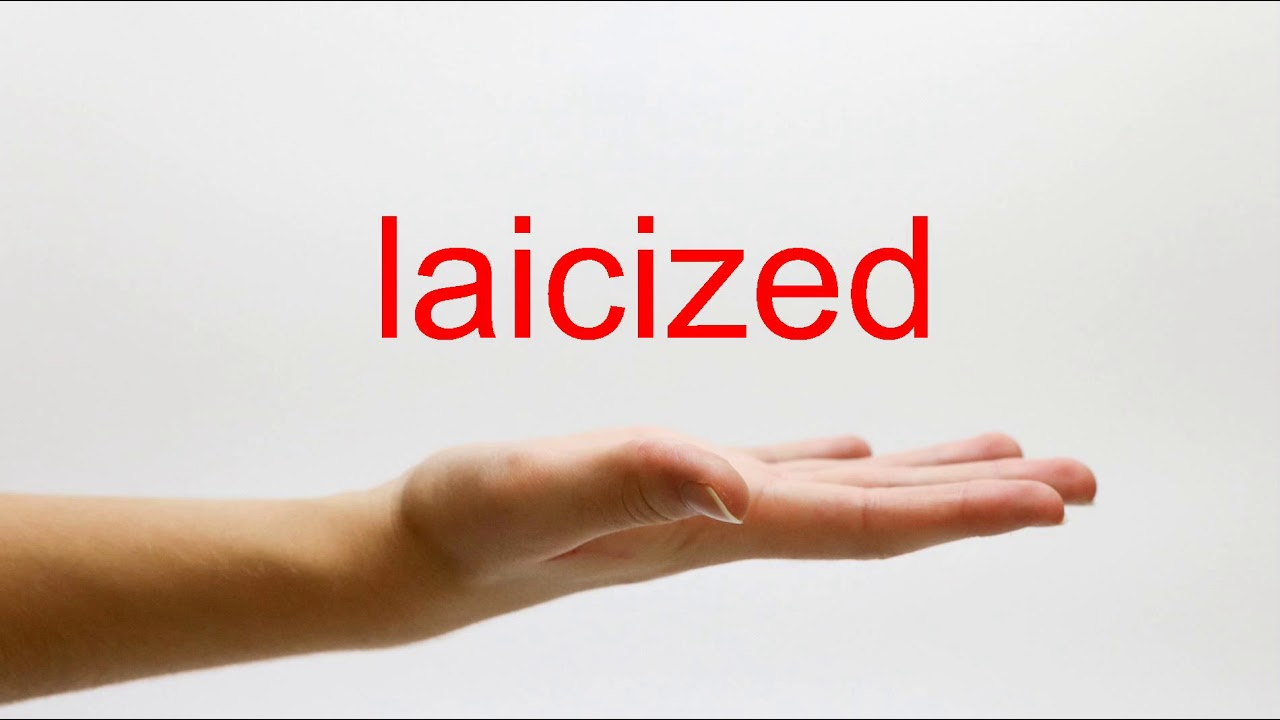 How to Pronounce laicized - American English - YouTube