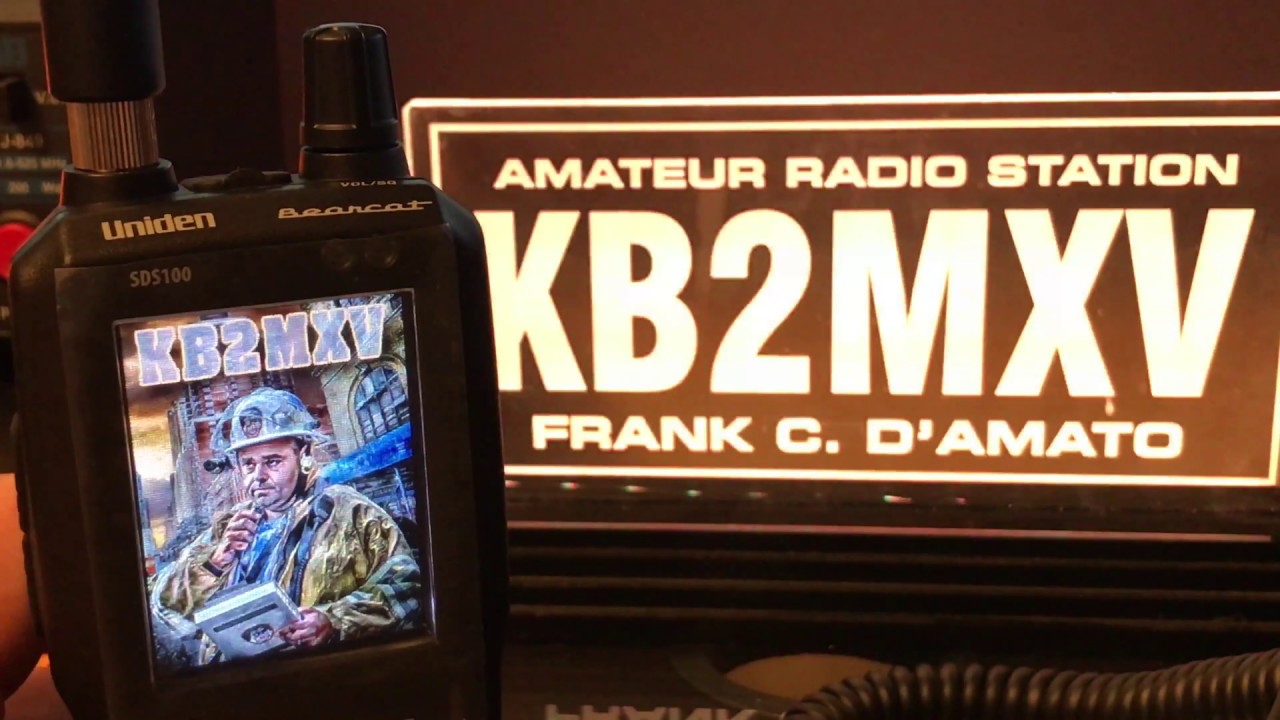 Uniden SDS100 Custom Opening Screen - YouTube