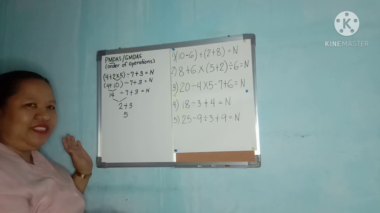 PMDAS/GMDAS (order of operations) - YouTube