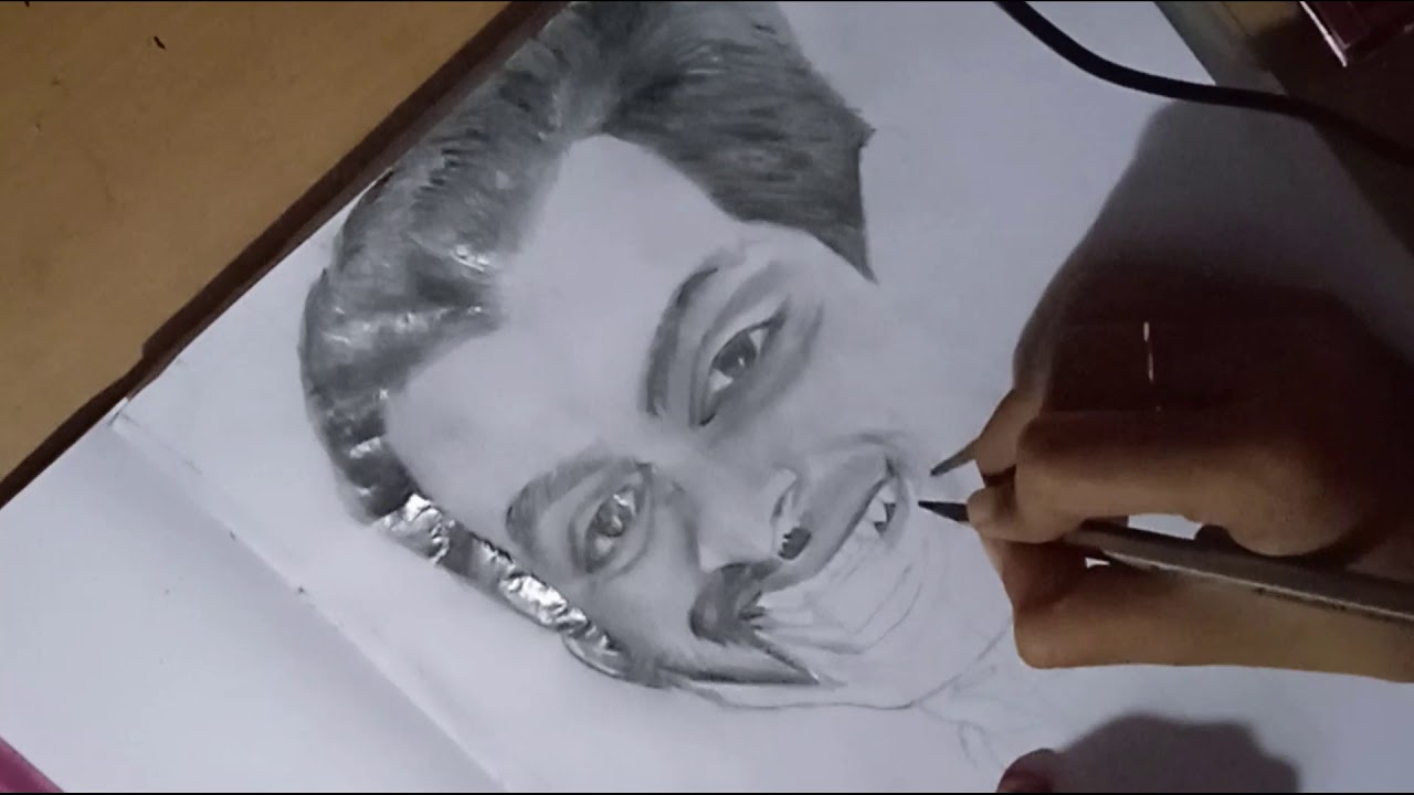 prithviraj drawing - YouTube