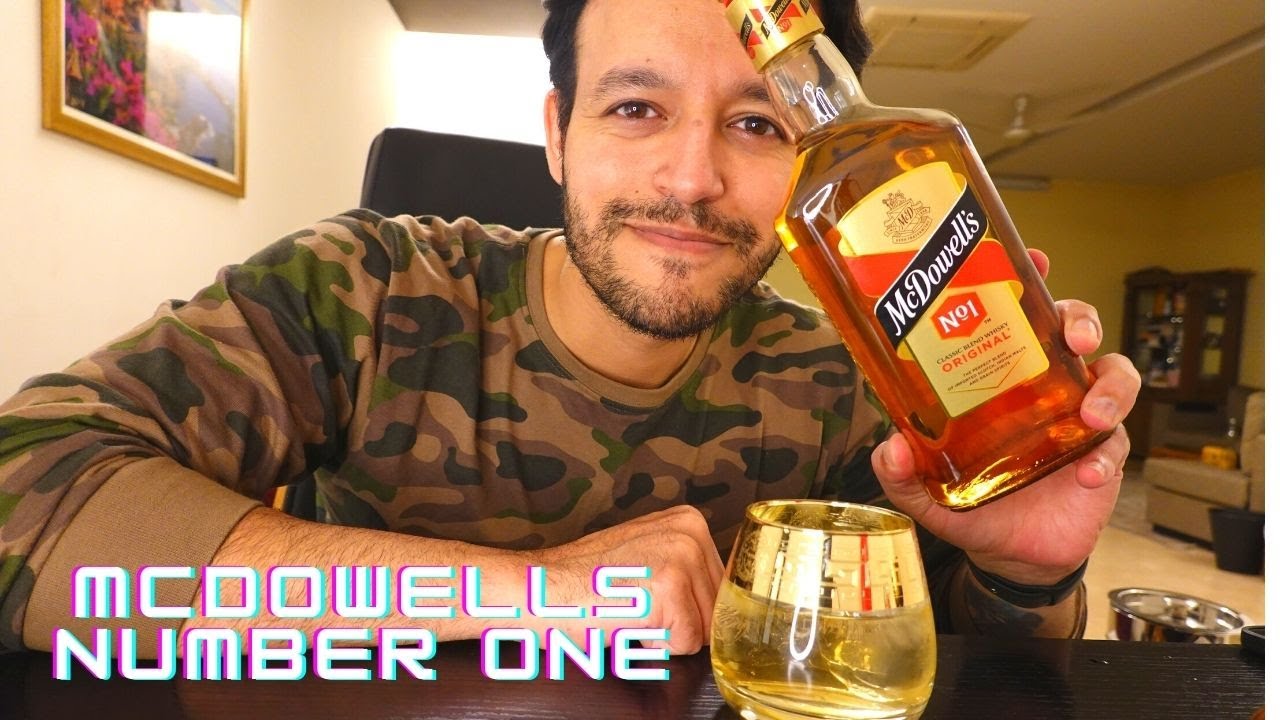 McDowell's Number One Whiskey Review || Delhi new bottle Rs 420 - YouTube