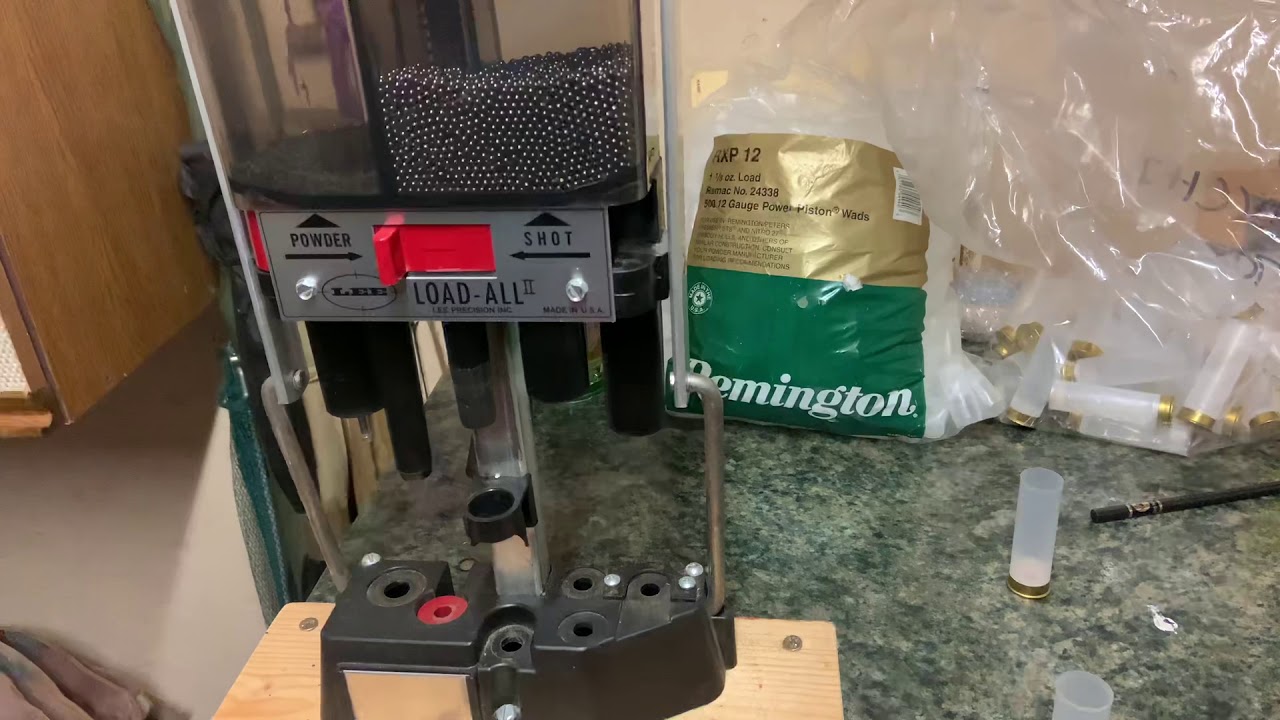 Lee Load-All Shotgun Cartridge loading reloading- Simple Demo - YouTube