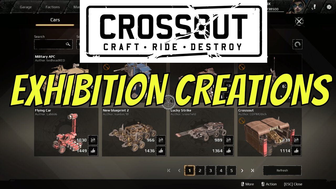 Crossout Exhibition Mode - Best player vehicles - Crossout Leviathan ...
