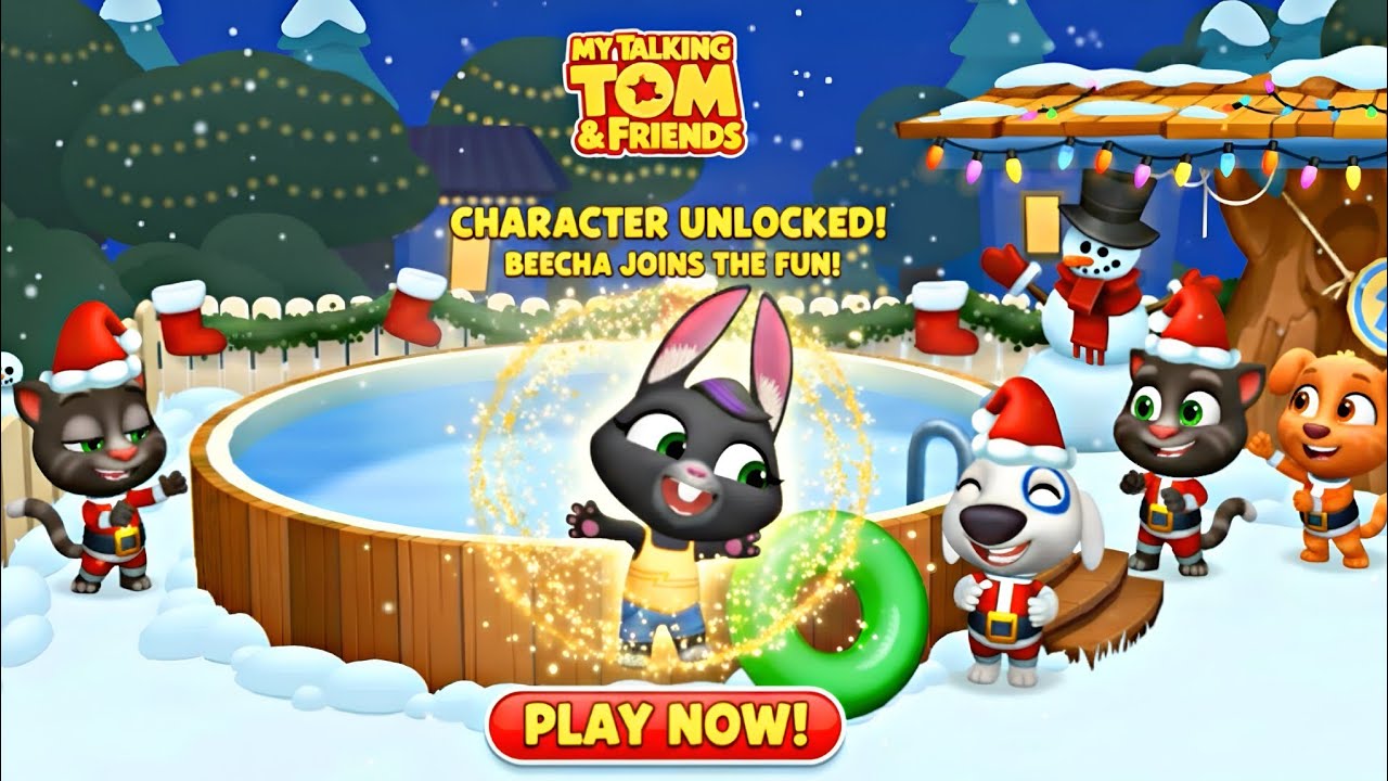 😱 UNLOCKING THE NEW CHARACTER! Welcome BEECHA! 🐰 My Talking Tom ...