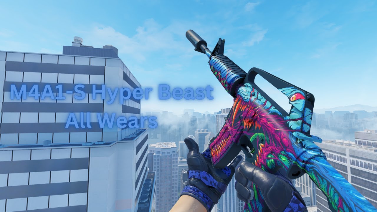 M4A1-S | Hyper Beast All Wears (CS2) - YouTube