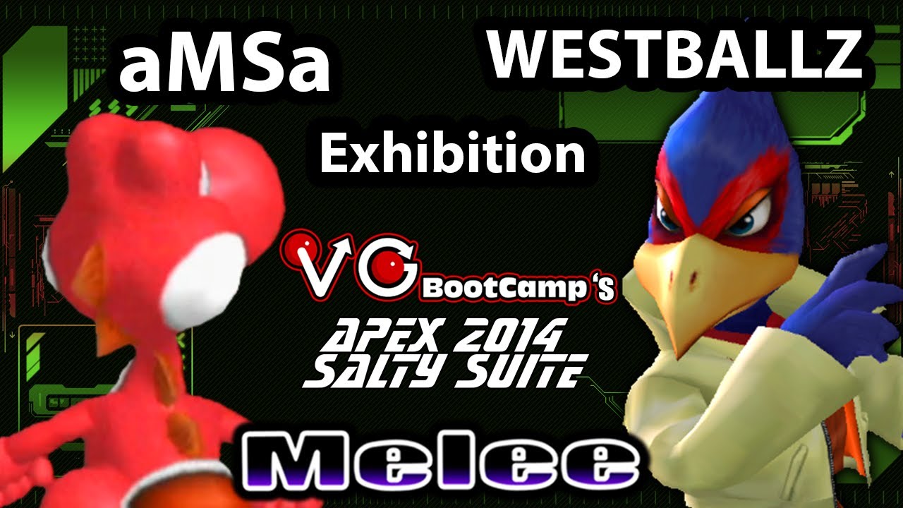 Salty Suite - aMSa (Yoshi) Vs WestBallz (Falco) SSBM Exhibition - Super ...