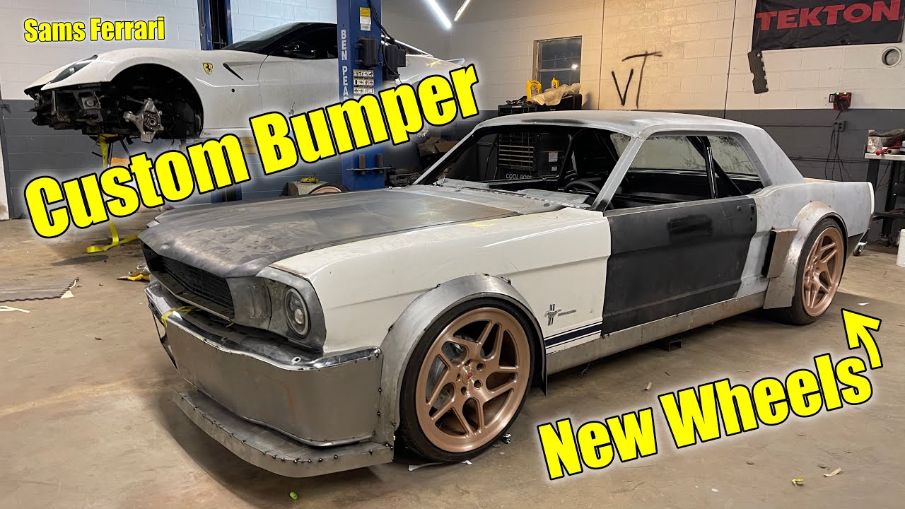 Building A Custom Front Bumper For My 1965 Mustang!! Samcrac Stopped ...