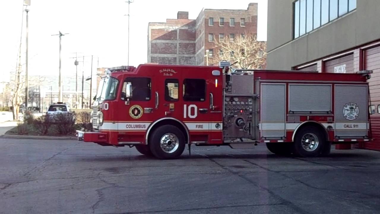 Columbus Fire Engine 10 - YouTube