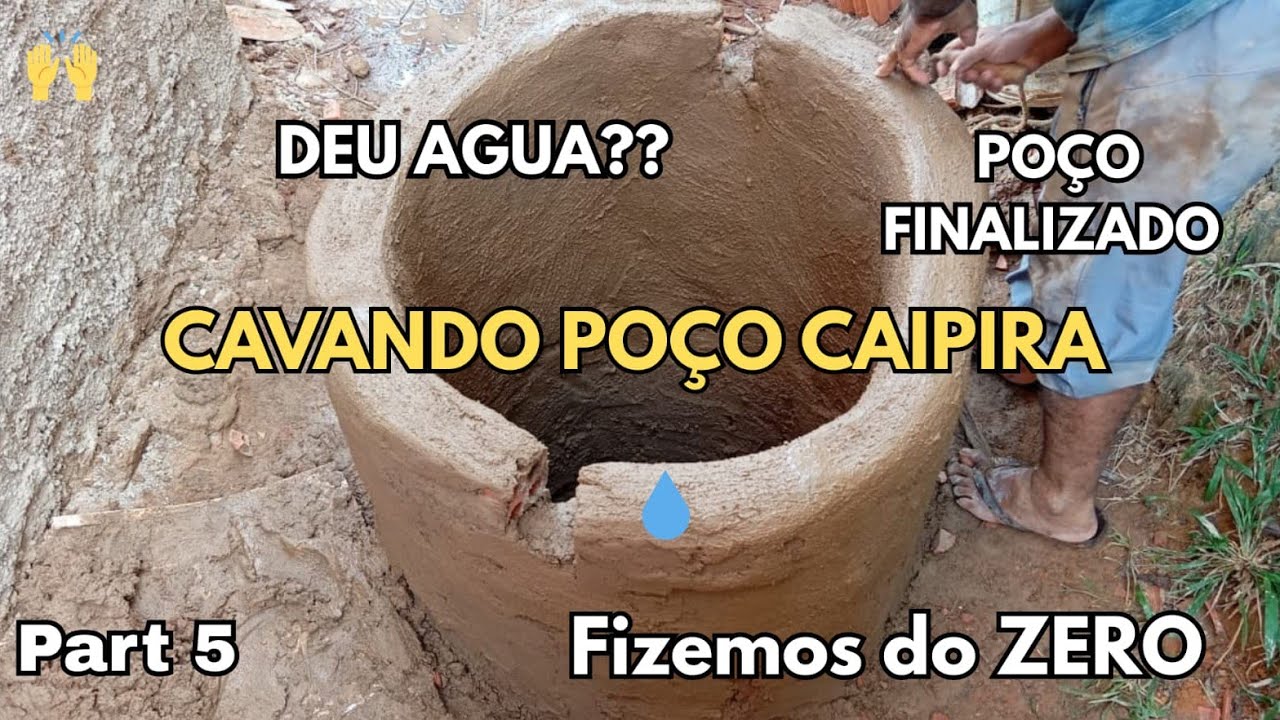 Cavando poço manual - PARTE 5 - YouTube