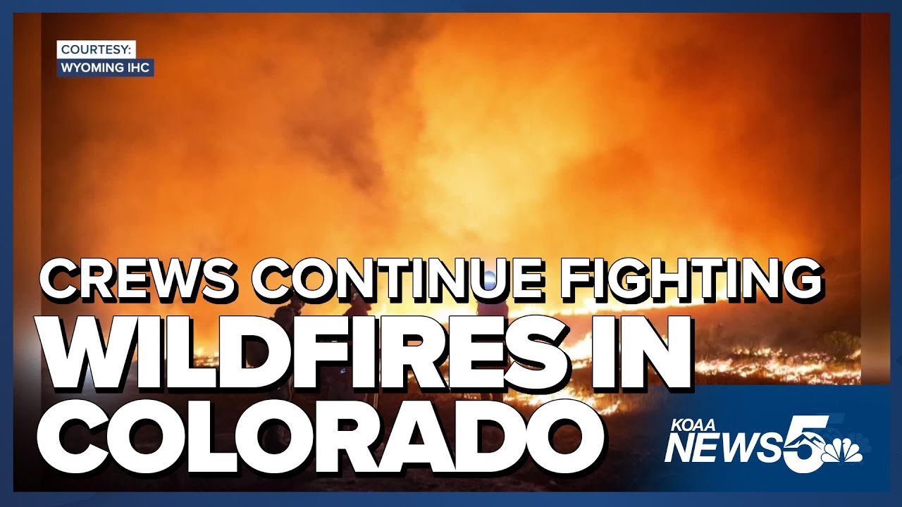 Crews continue fighting wildfires in the western part of Colorado - YouTube