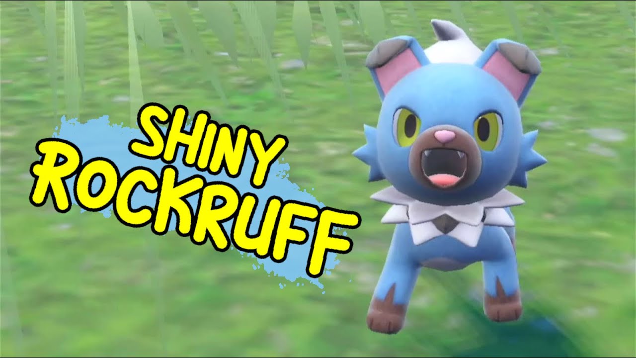 Shiny ROCKRUFF Reaction! Pokemon Violet! Full Odds Shiny Hunting! - YouTube
