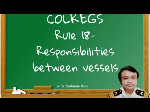 Colreg-Rule 18 explaination - YouTube