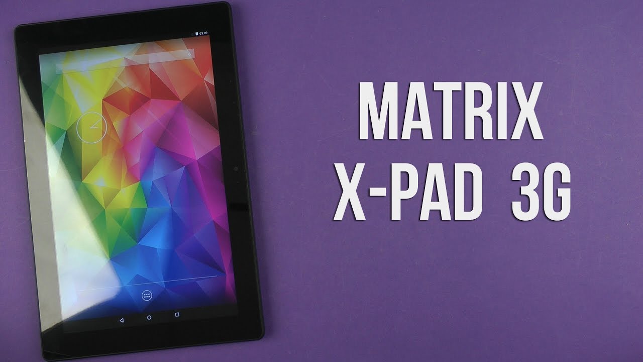 Распаковка Matrix X-Pad 3G - YouTube