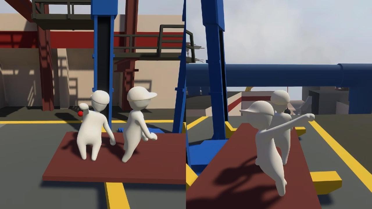 Mijn 1ste video! Human Fall Flat met mijn broer part 1 - YouTube