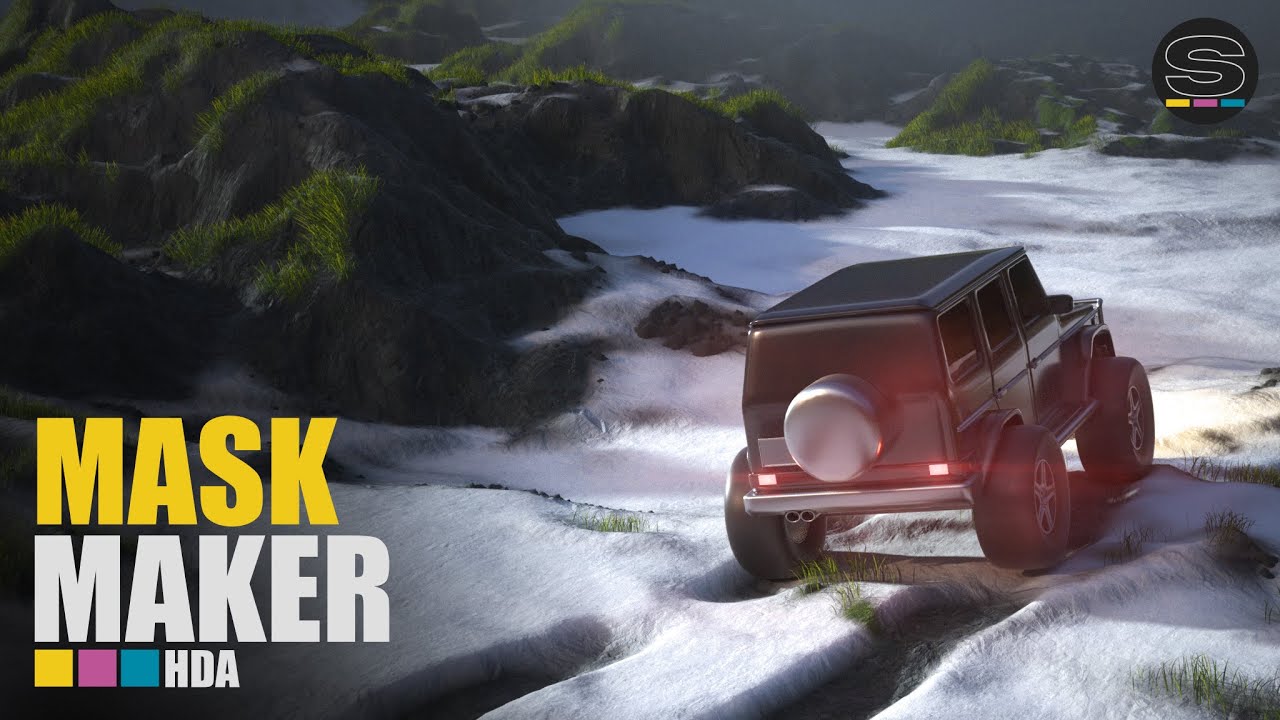 Distance, Contact and Bounding Box Masks | Mask Maker HDA | Houdini ...