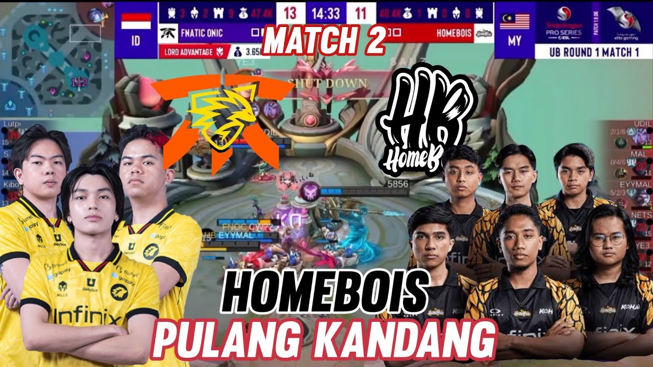 FANATIC ONIC PULANGKAN HOME BOIS DI KANDANG SENDIRI 2-0 // ESL //mobile ...