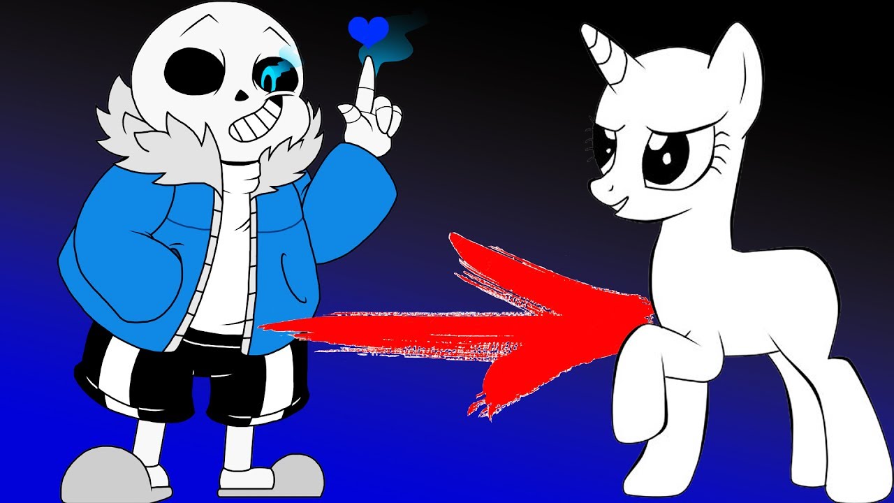 ПОНИ КРЕАТОР Санс из АНДЕРТЕЙЛ UNDERTALE PONY CREATOR - YouTube