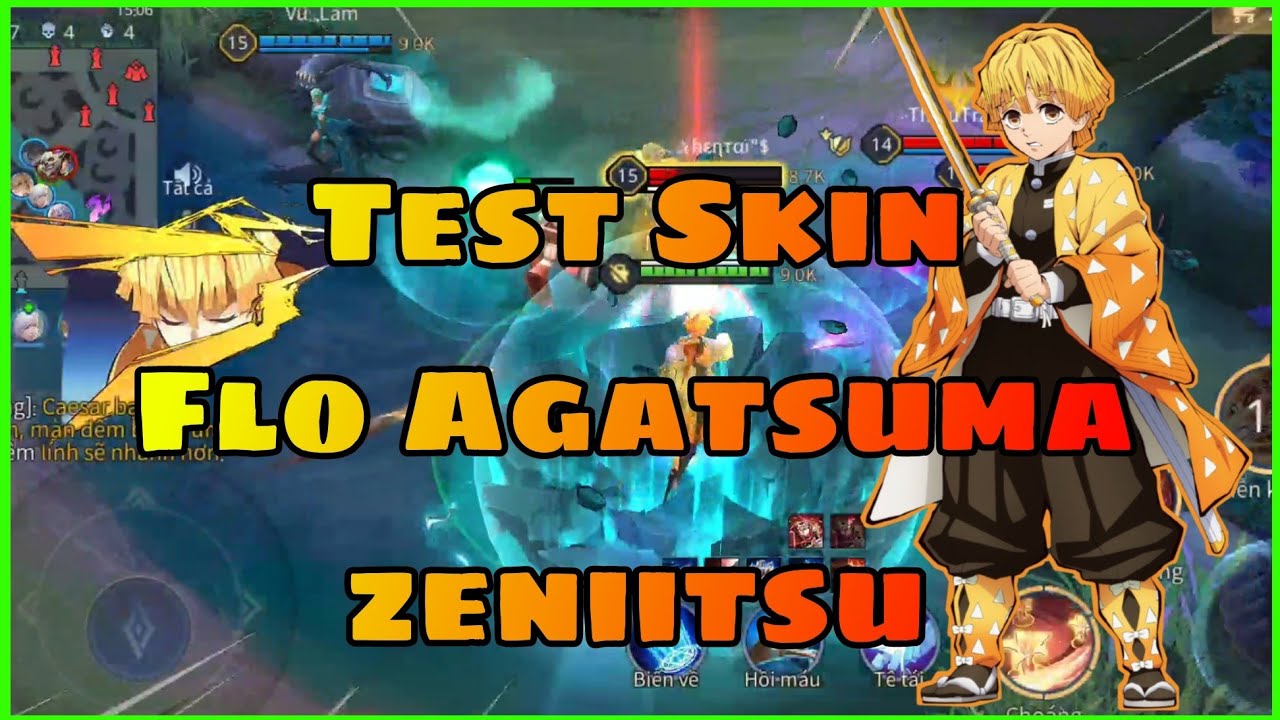 Test Mod Skin Flo AGATSUMA ZENITSU - BCC GAMING - YouTube