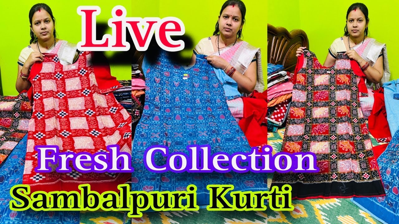 Sambalpuri Designer Kurti /gaun Collection By Hirakud Vlogger ...