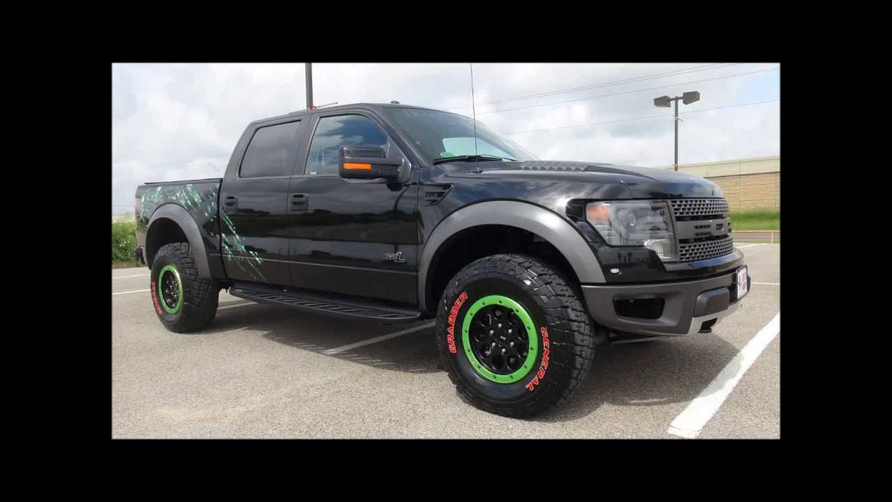 2013 ROUSH Raptor with green zombie graphics - YouTube