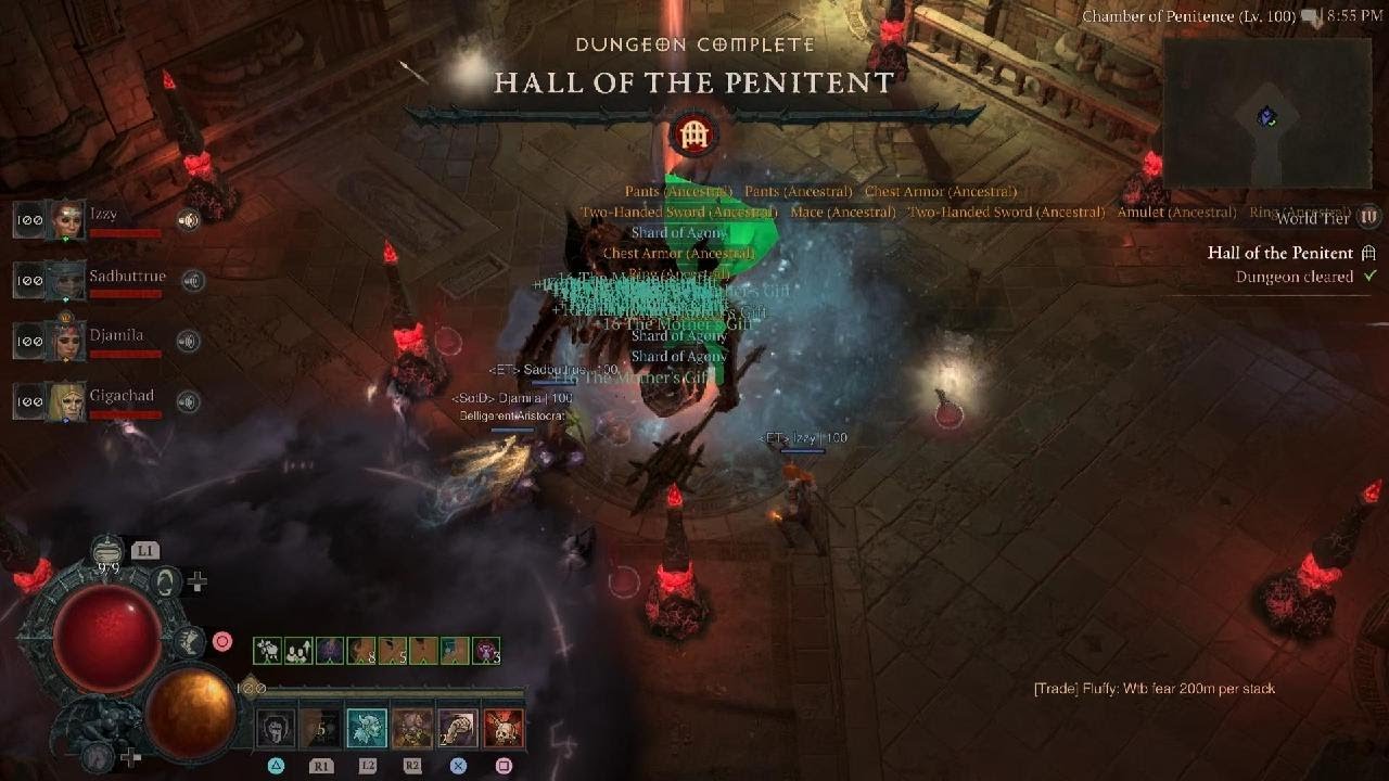 Diablo IV -- DOUBLE mythic unique drop! - YouTube