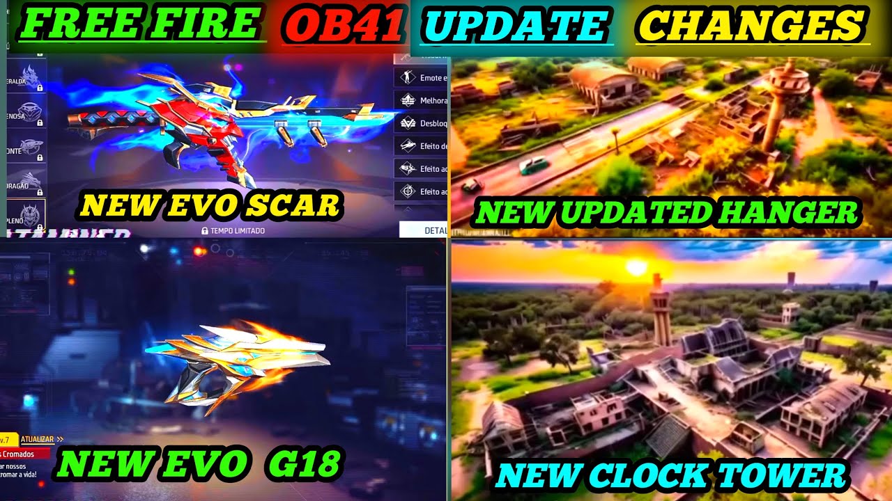 Free Fire OB41 Update Advance Server | Free Fire OB41 Update Changes ...