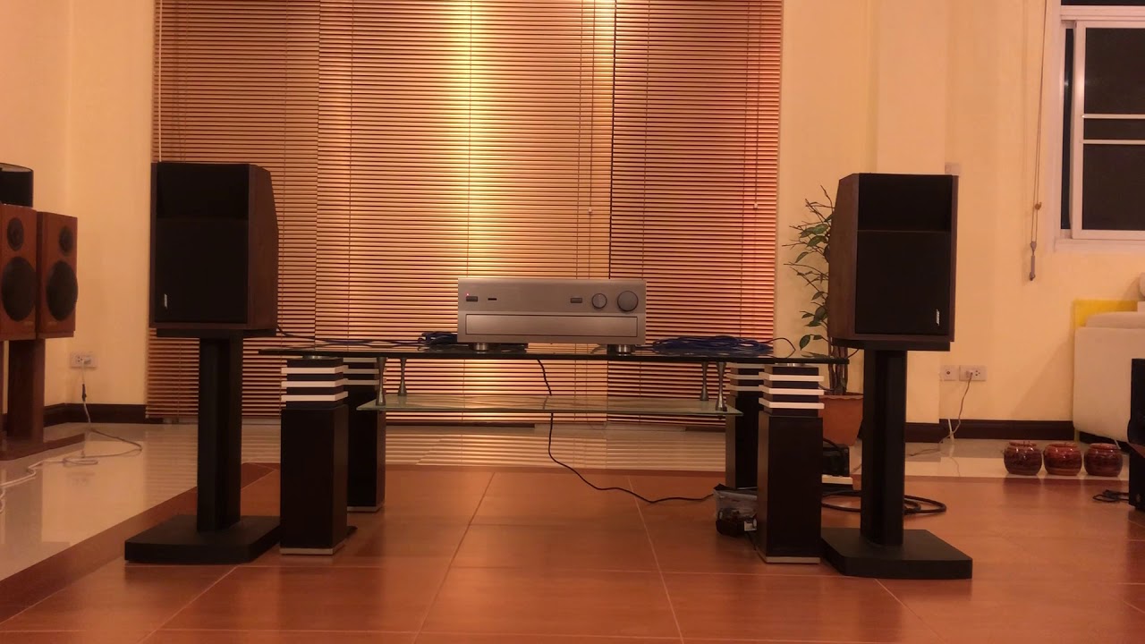Yamaha AX-890 + Bose 201 - YouTube