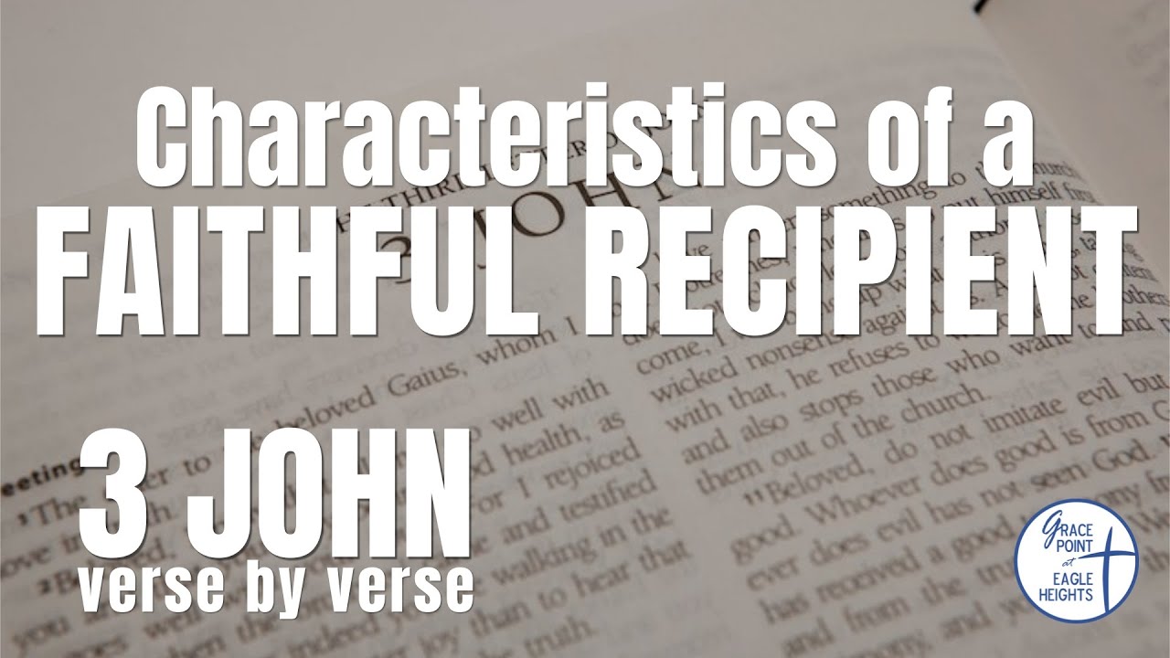 The Characteristics of a Faithful Recipient - YouTube