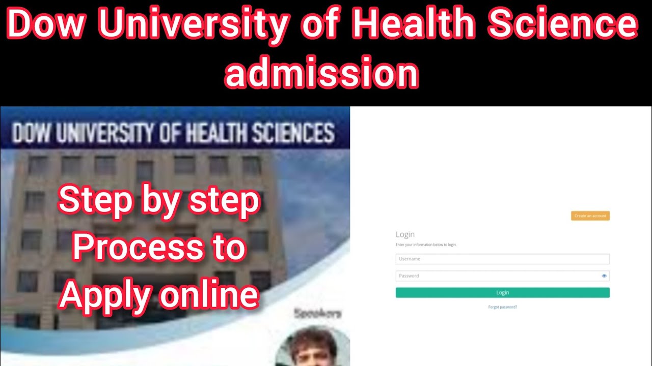 How To Apply Dow University Of Health Sciences Admission 2025 :: Apply ...