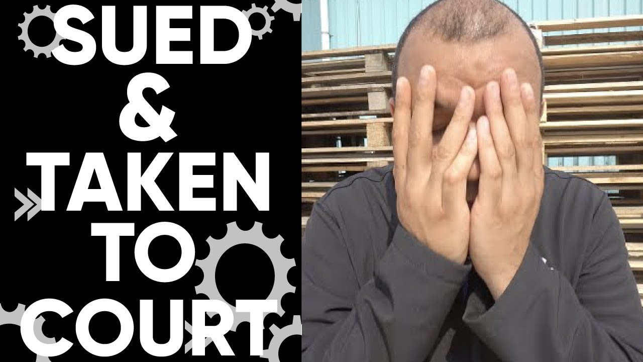 Getting SUED & TAKEN TO COURT The Letter Said 😱 - YouTube