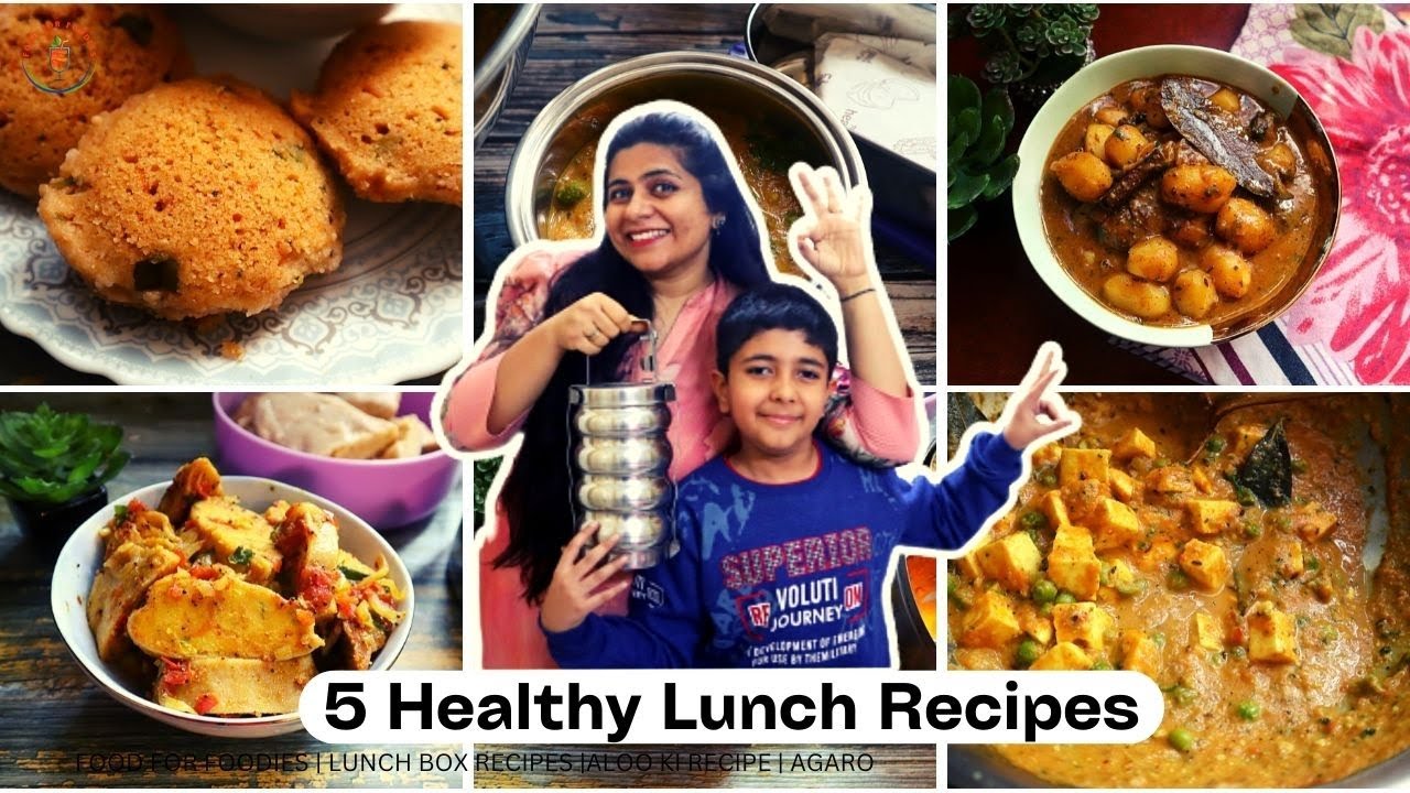 5 Lunch & Lunch Box Ideas | Must try recipes #lunchboxrecipes # ...